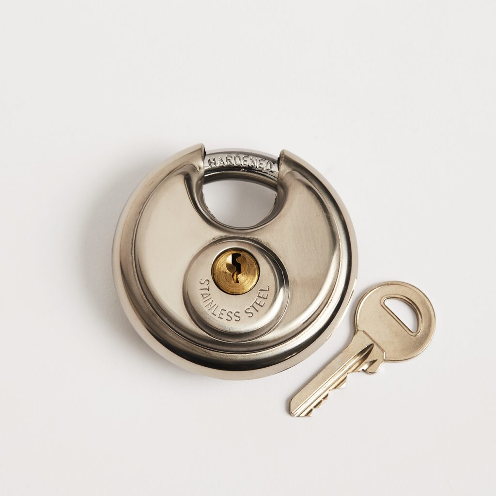 Disc Stainless Steel Padlocks 60mm – StorHub Box Shop